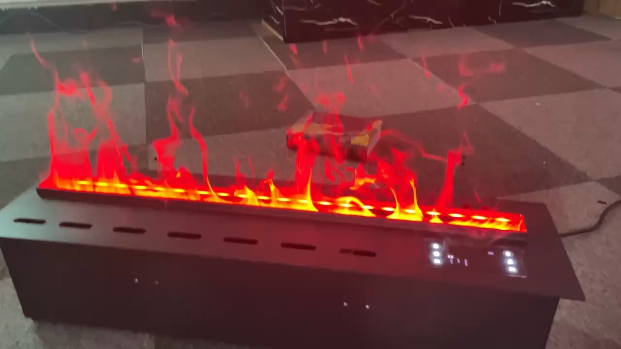 1500mm Easy Standing 3d Fire Flame Steam Water Vapor Electric Fireplace ...