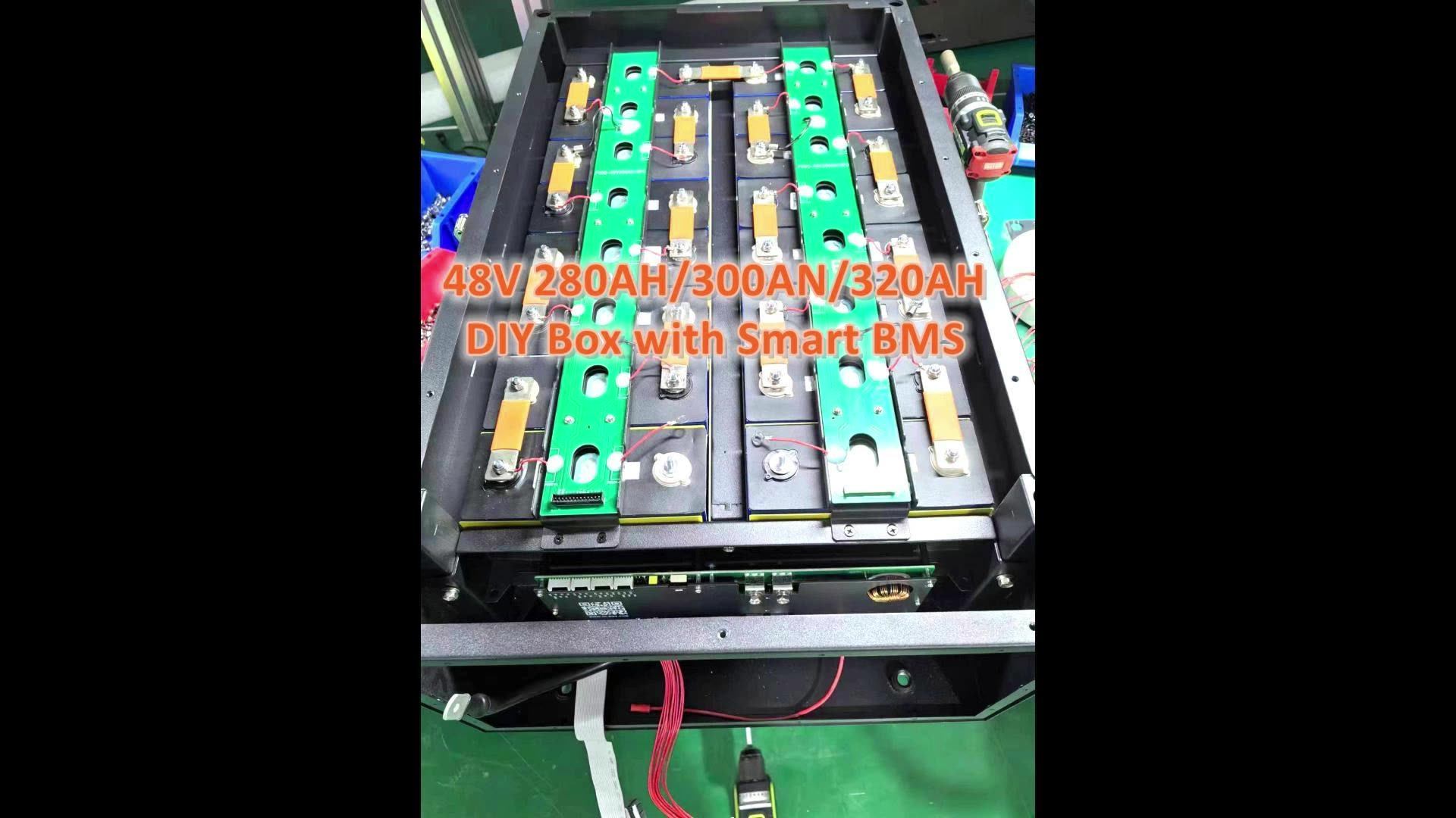 Solar Battery Case Kit Metal Box 16s Active Balance 48v 24v 280ah 300ah ...