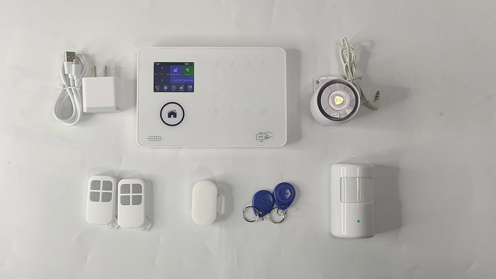 Wifi Alarm System Smart Sockets Remote Control Lamp Switch 3g Gsm Alarm ...