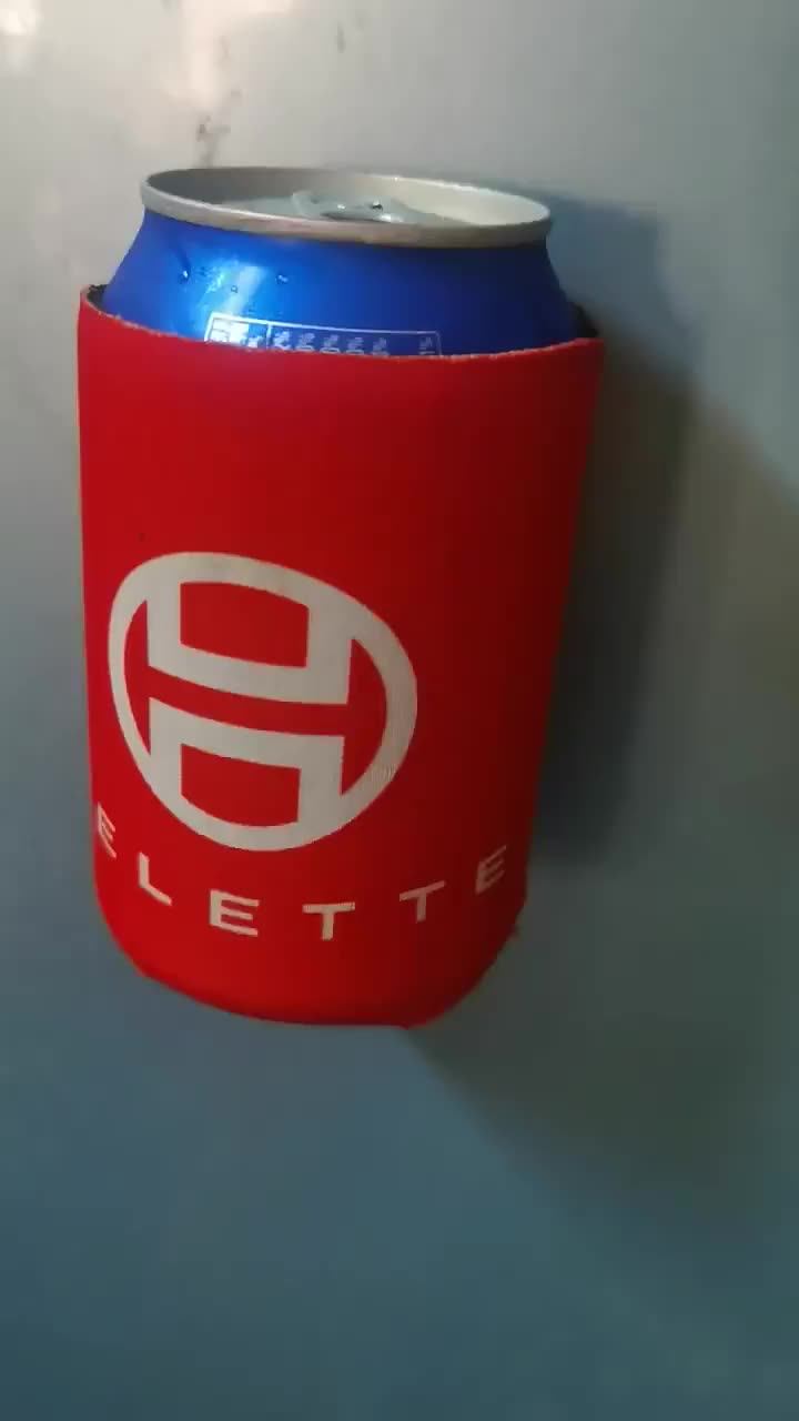 Custom Logo Printed Collapsible Magnet 12 16 Oz Beer Cooler Stubby ...