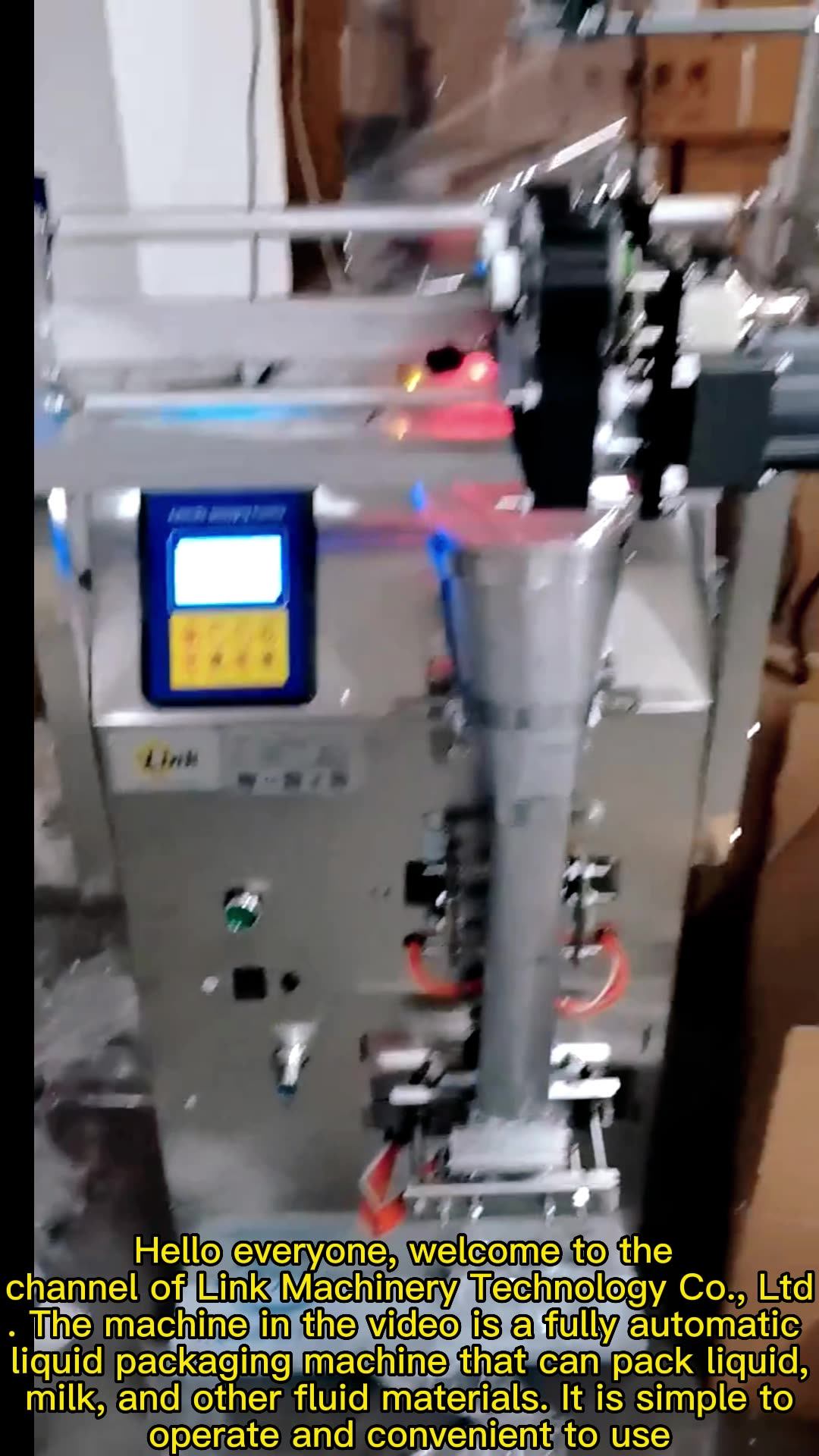 Link Brand Automatic Liquid Sachet Water Filling Beverage Juice Milk ...