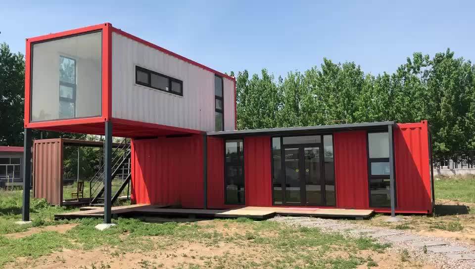 Wooden Container House Portable Room 40ft Container Home - Buy ...