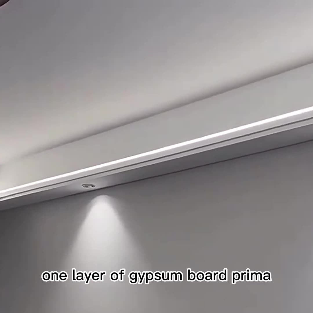 Aluminum Extrusion Recessed Drywall Gypsum Wall Profile For Ceiling ...