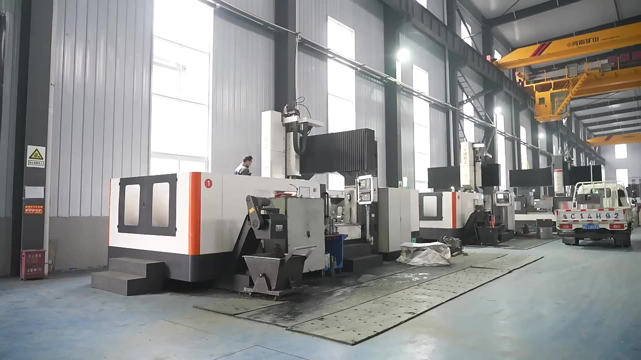 3018 Yogie Heavy Duty 3 Axis Double Column Milling Machine Fanuc/siemens Cnc Gantry Type ...