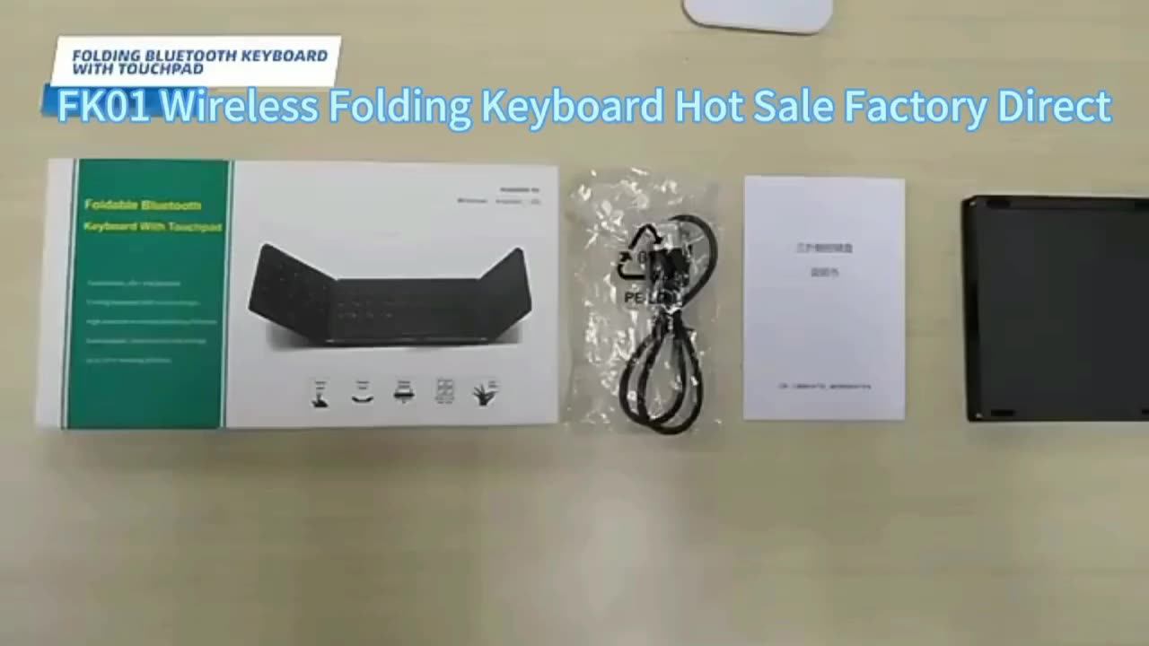 Oem B033 Triple Folding Mobile Teclado Portatil Ultra Slim Touchpad ...