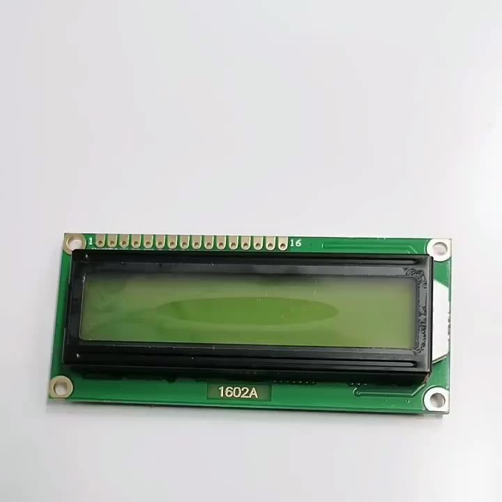 Lcd1602 Lcd 1602 16x2 Lcd 显示屏 5v 蓝色绿色背光屏幕，用于 Arduinos - Buy 1602 绿色 Lcd ...