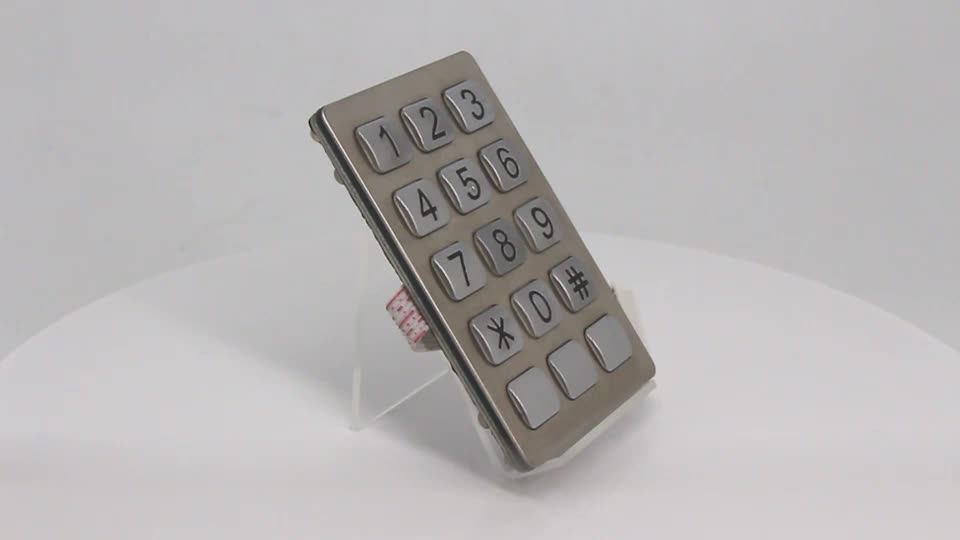 3x5 Matrix Keypad Usb/ps2 Keyboard Custom Metal Keypad Front Panel ...