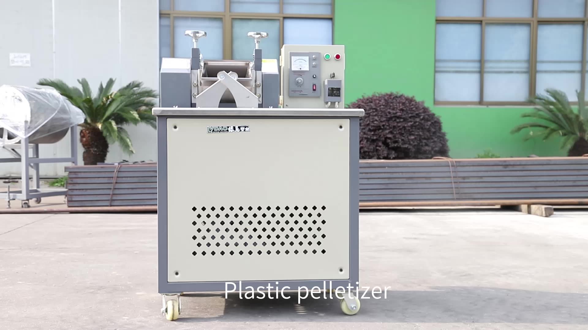 100~200 Kg/h Plastic Recycling Pellets Granules Making Cutter Cutting ...