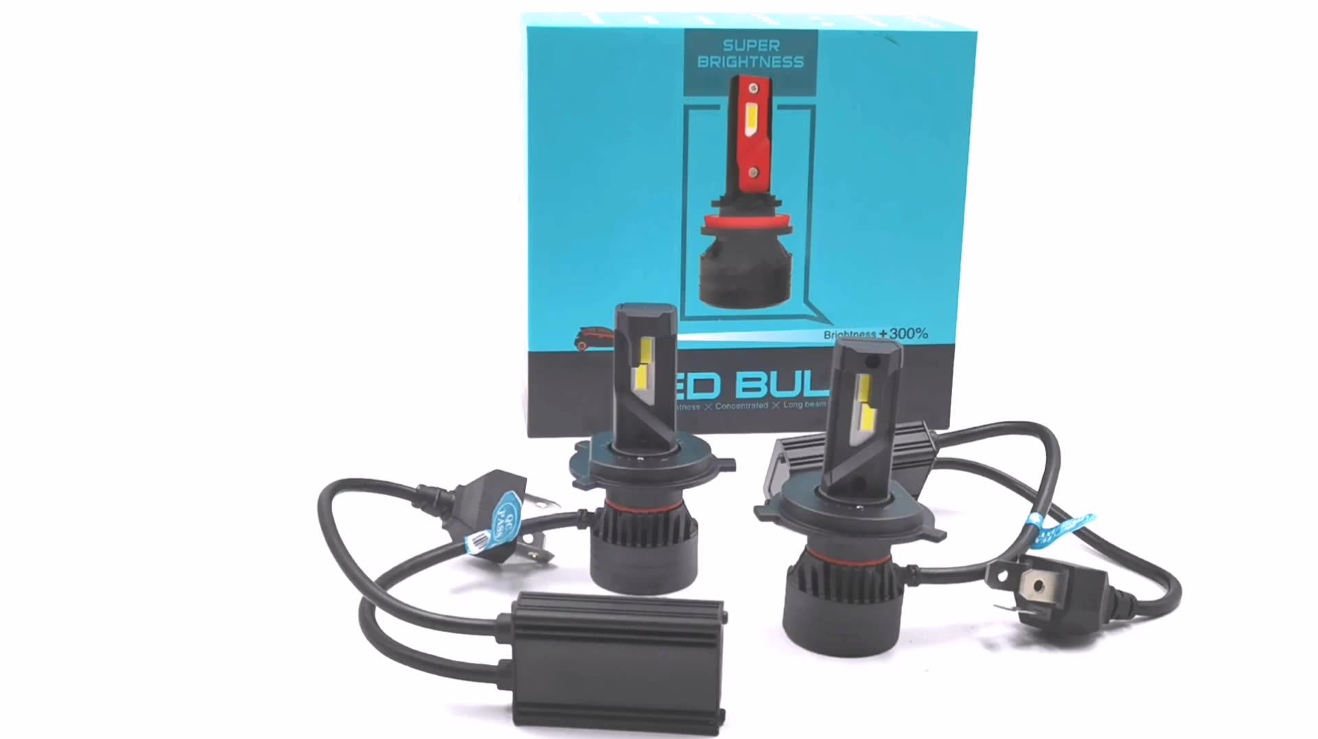 F3 Led Headlight H4 90w 20000lm Canbus Car Led Bulbs H7 H8 H9 H10 H11 ...