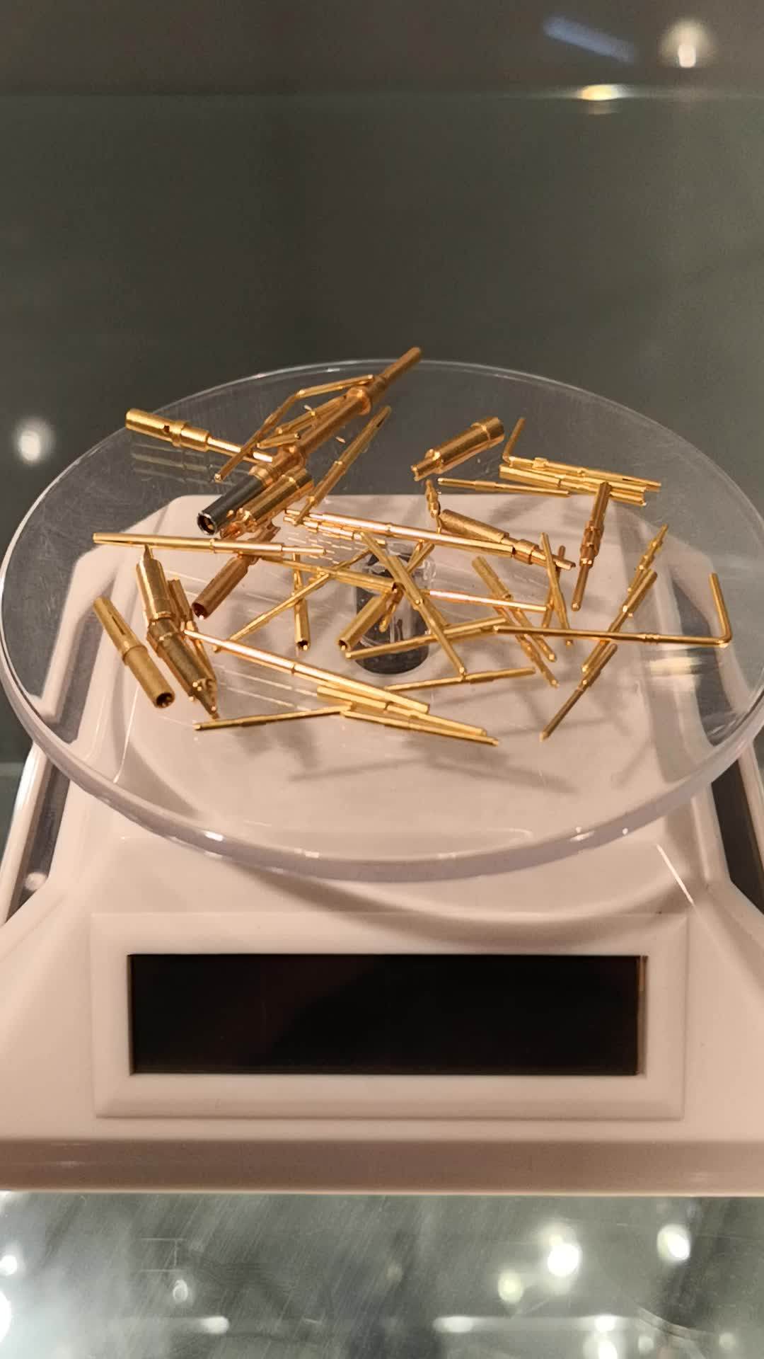 Pcb Pin Receptacle Crown Spring Loaded Socket Surface Mount Smt Contact ...