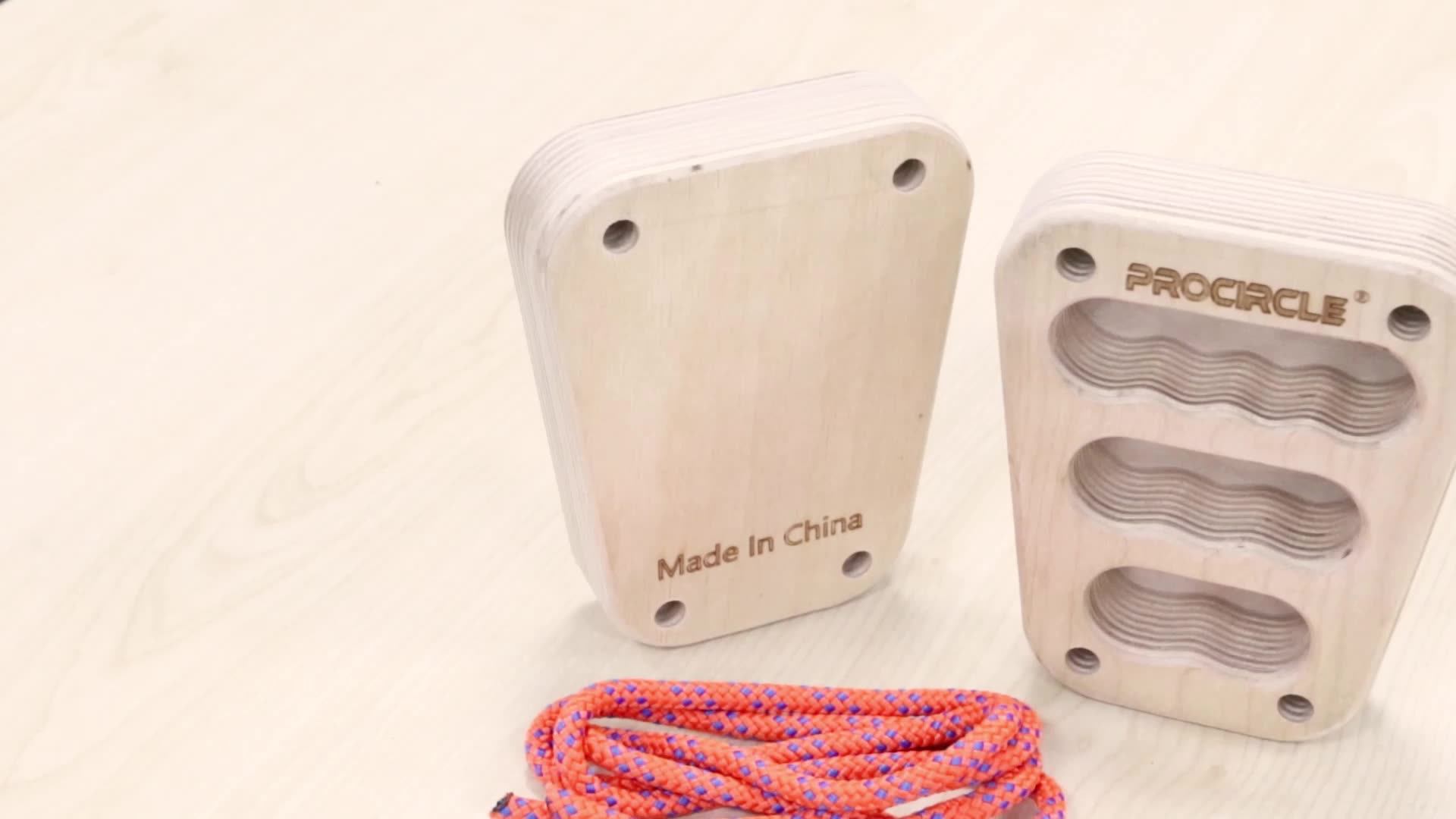 New Design Gym Climbing Training Wooden Hangboard Pull Up Fingerboard ...