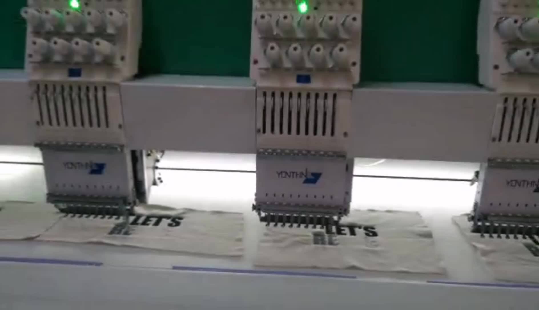 Yonthin Mini Computer Computerized 12 Heads And 4 Heads Embroidery ...