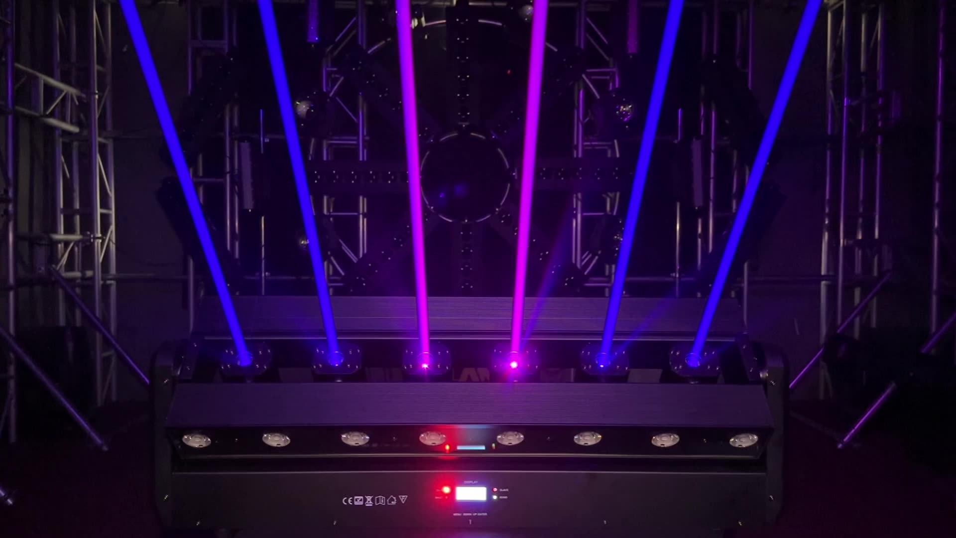 Lam Disco Light 6 Heads Red Laser Bar Lights 6 Eyes Rgb Laser Strobe ...