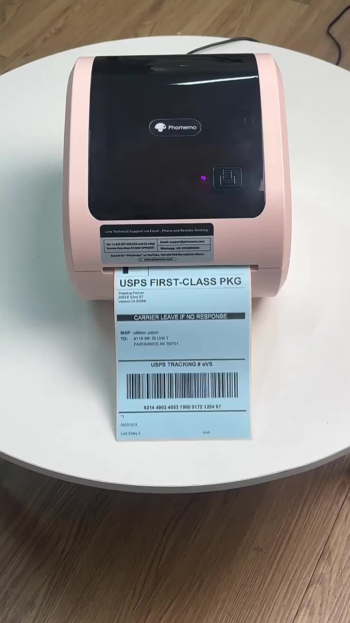 Phomemo Bluetooth Thermal Printer- D520-bt Shipping Label Printer 4x6 ...