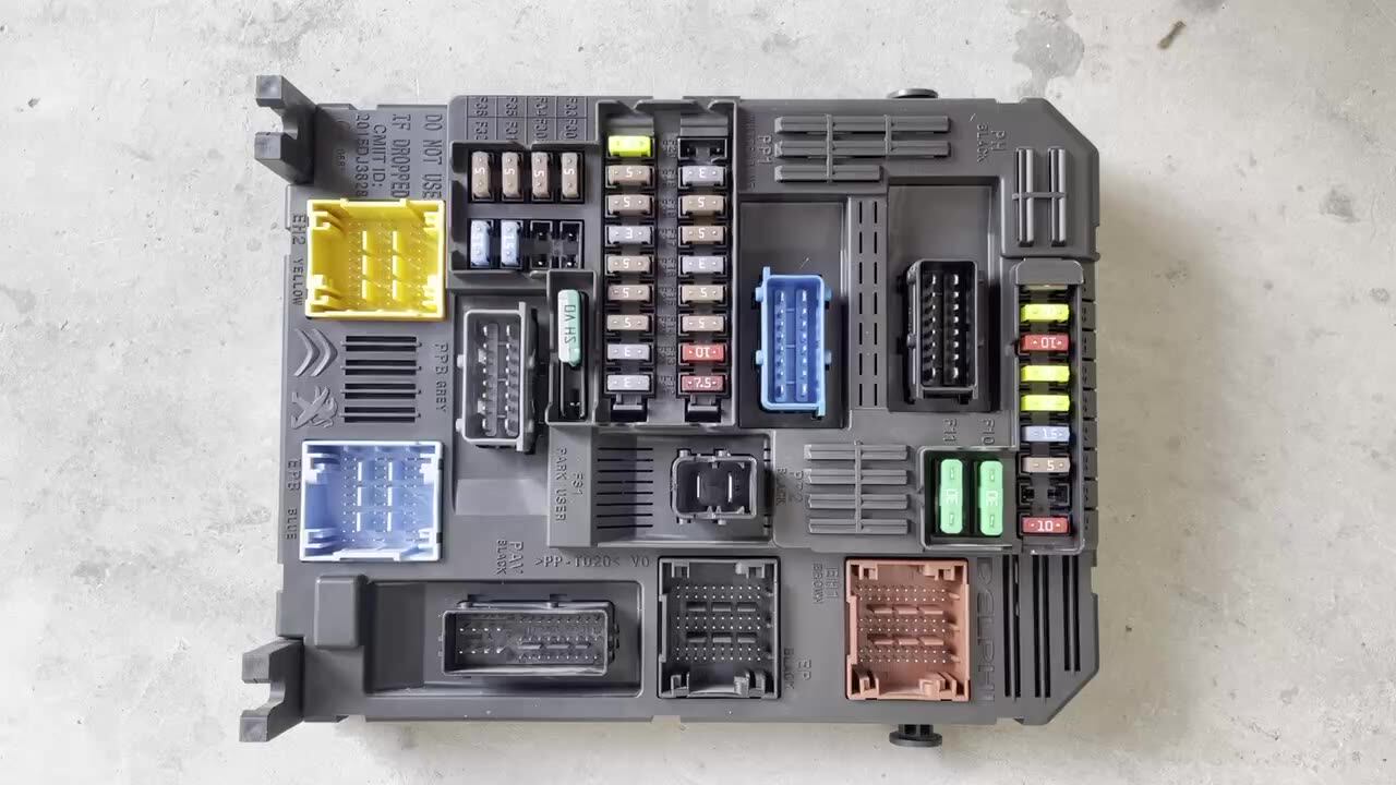 Fuse Box Bsi 9819851480 9665547480 9832880380 For 1.2 Citroen C4 ...