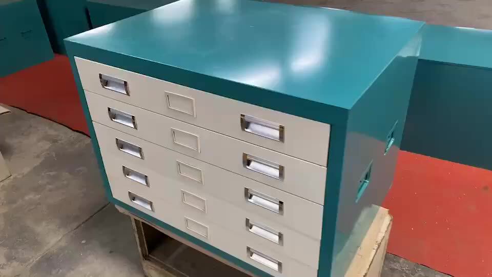 Stainless Steel Large File Map Architecture Drawings Storage Chest ...