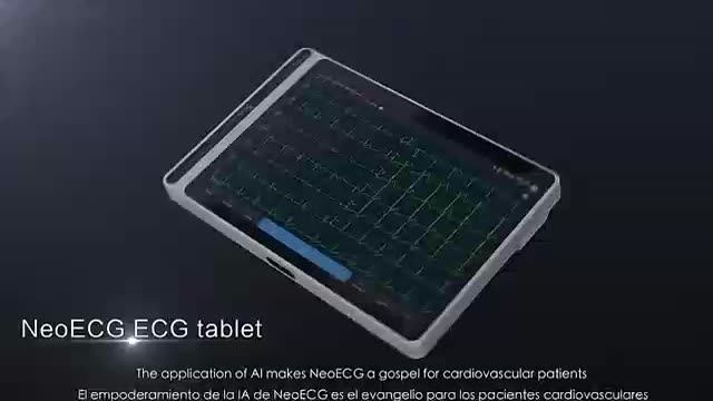 Ai Ecg Electrocardiogram Ekg Monitor 12 Channel Digital Portable ...