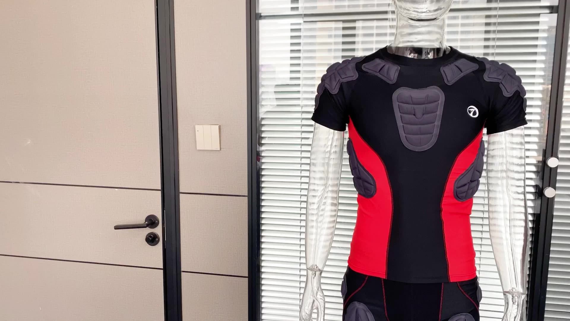 Custom Rugby Protective Gear Pad Body Protector Body Protective T Shirt ...