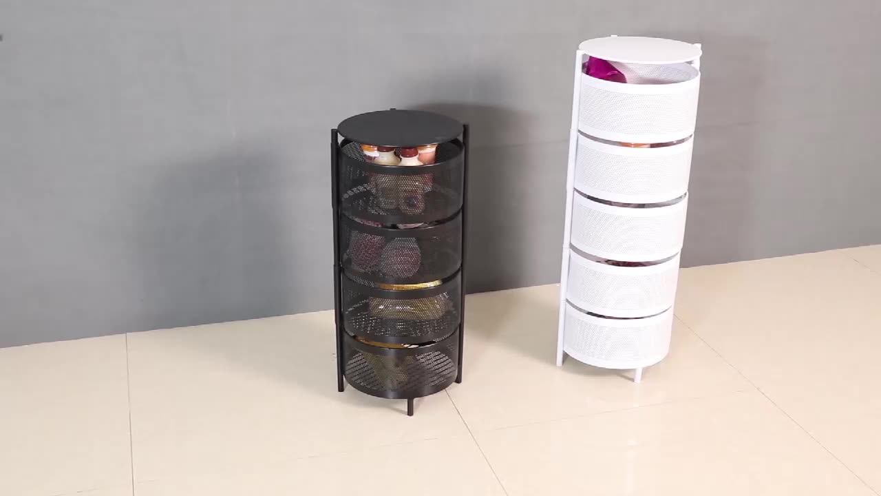 New Sale Rotating Storage Rack Round Trolley 360 Degree Rotation ...