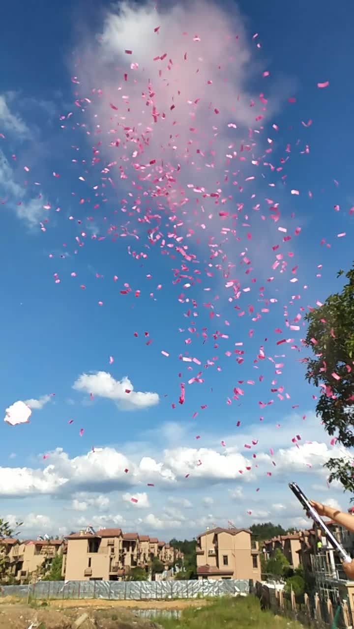 Boomwow 24" Cheap Sale Gender Reveal Confetti Party Popper Colorful ...