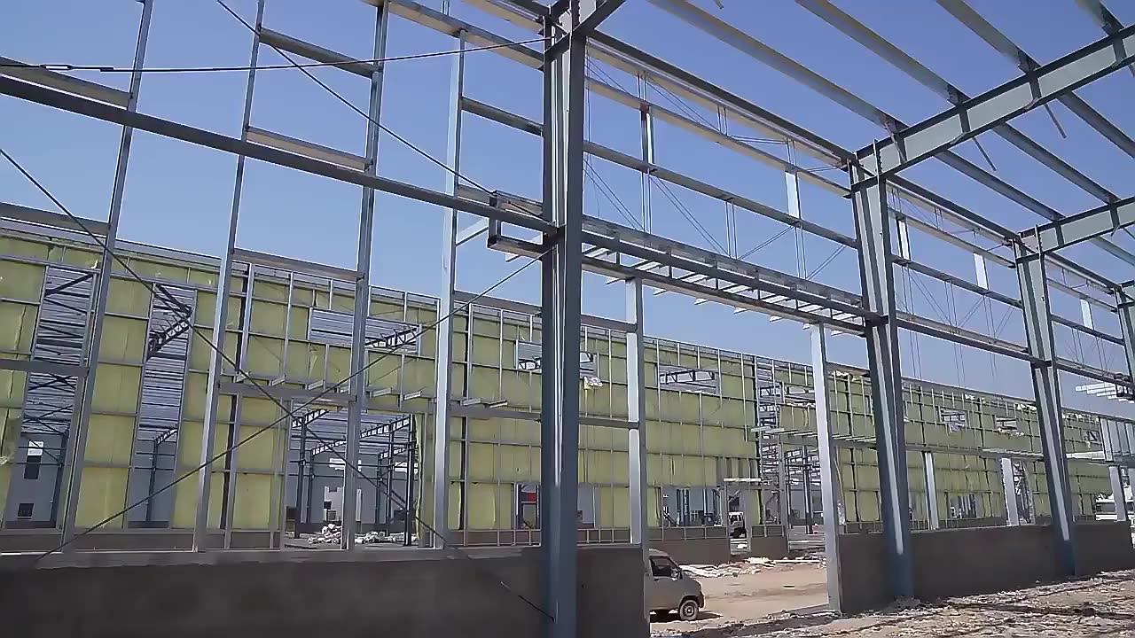 Customized Warehouse Steel Frame Building Prefab Steel Structure ...