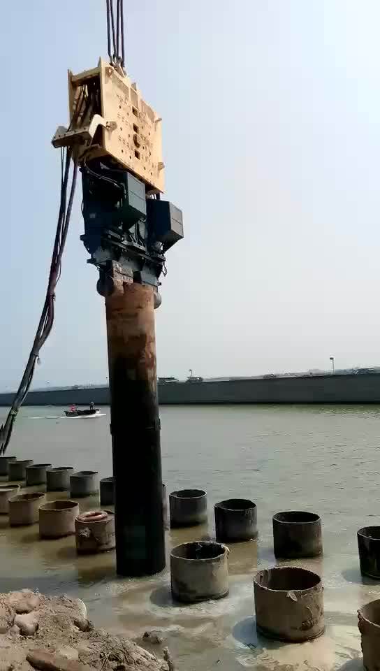 Professional Hydraulic Vibratory Hammer Yz-180 Pile Driver For Pile ...