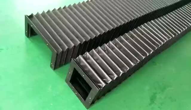 Cnc Flexible Machine Bellows Flexible Fabric Accordion Cover Plastic ...