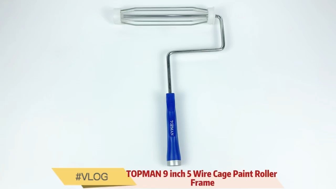9 Inch Heavy Duty 5 Wire Cage Paint Roller Frame - Buy Contractor ...