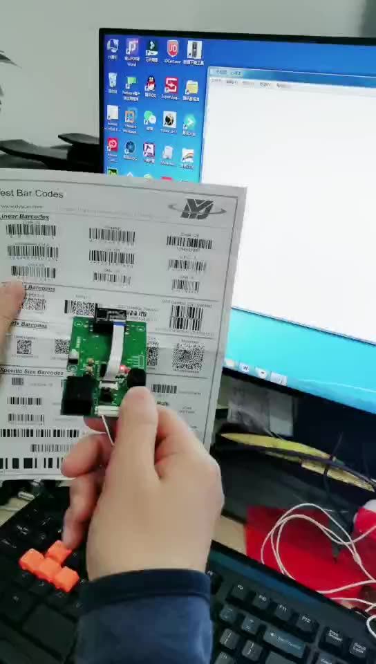 Auto Sense Barcode Scanner Continuous Scaning Barcode Dark Environment ...