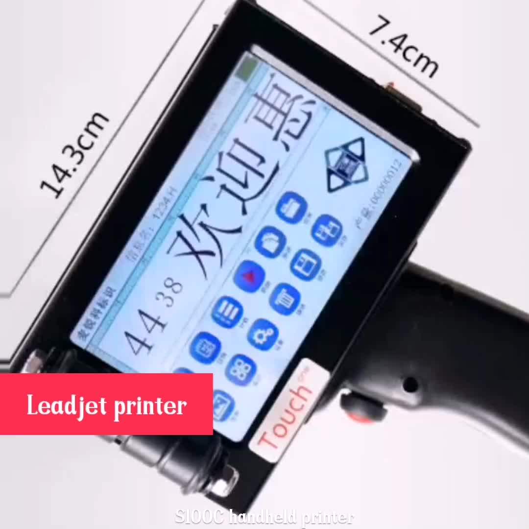 Leadjet S100c 300 Dpi High Resolution Hand Jet Printer/mini Inkjet ...