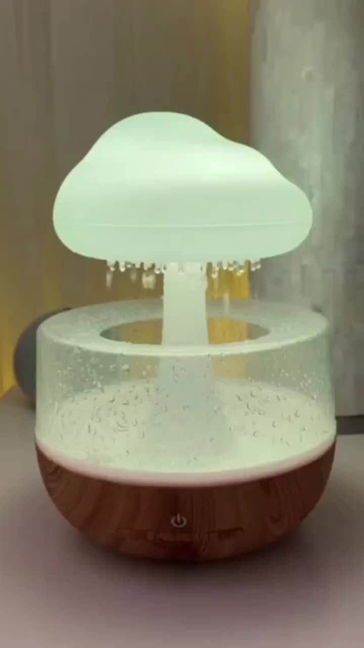 Customize Crisp Water Drip Sound Cloud Raindrop Humidifier Adjustable ...