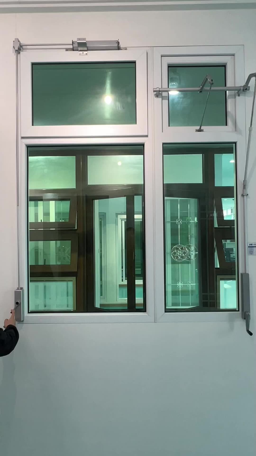 Modern Exterior Window Awning 3 Pane Hurracane Impact Windows Double ...