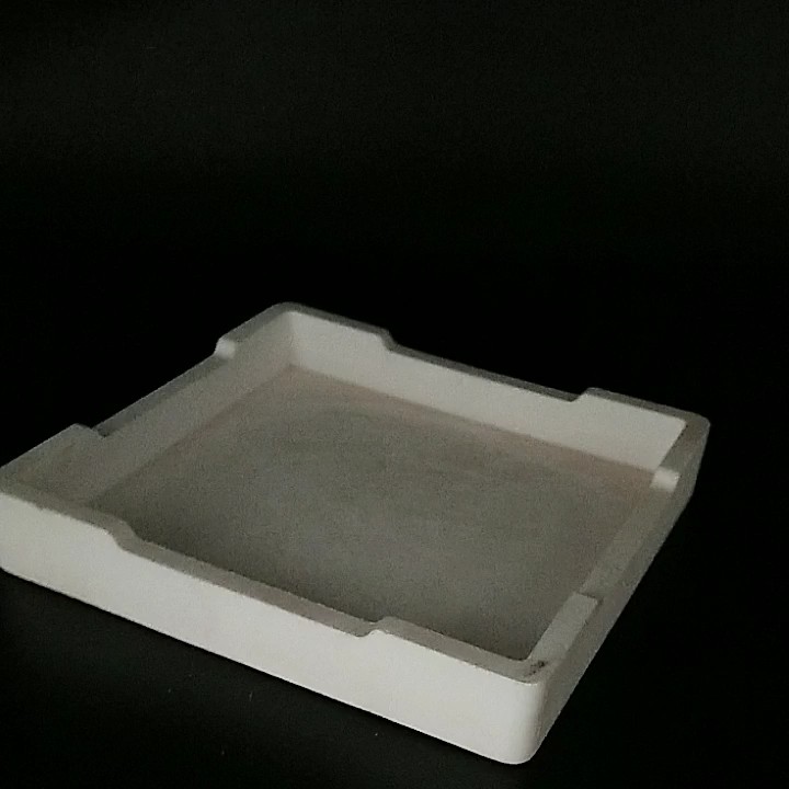 Corundum Mullite Ceramic Sagger Tray Crucible For Refractory Kiln With ...