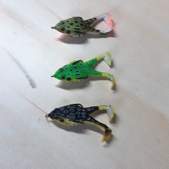 New Style 90mm 13.7g Soft Frog Topwater Fishing Lure Whopper Plopper ...