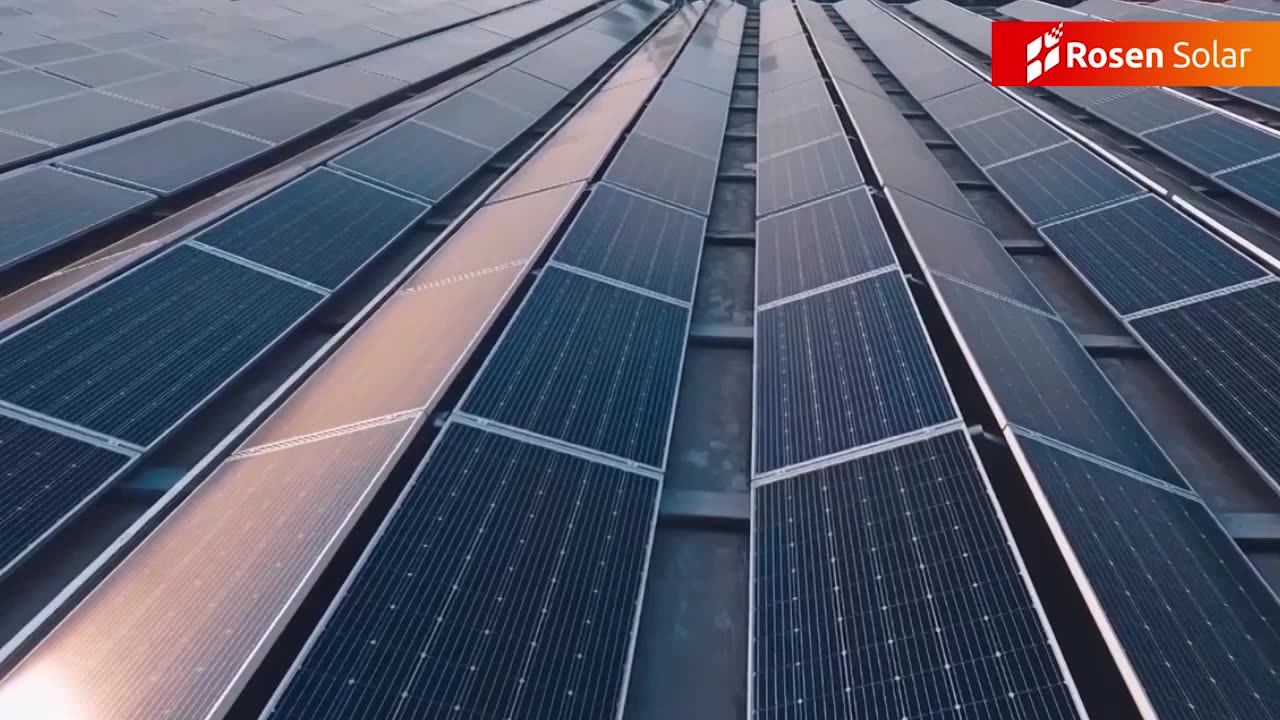 Rosen Solar System Hybrid 30kw 50kw 100kw Solar Kit System With Battery ...