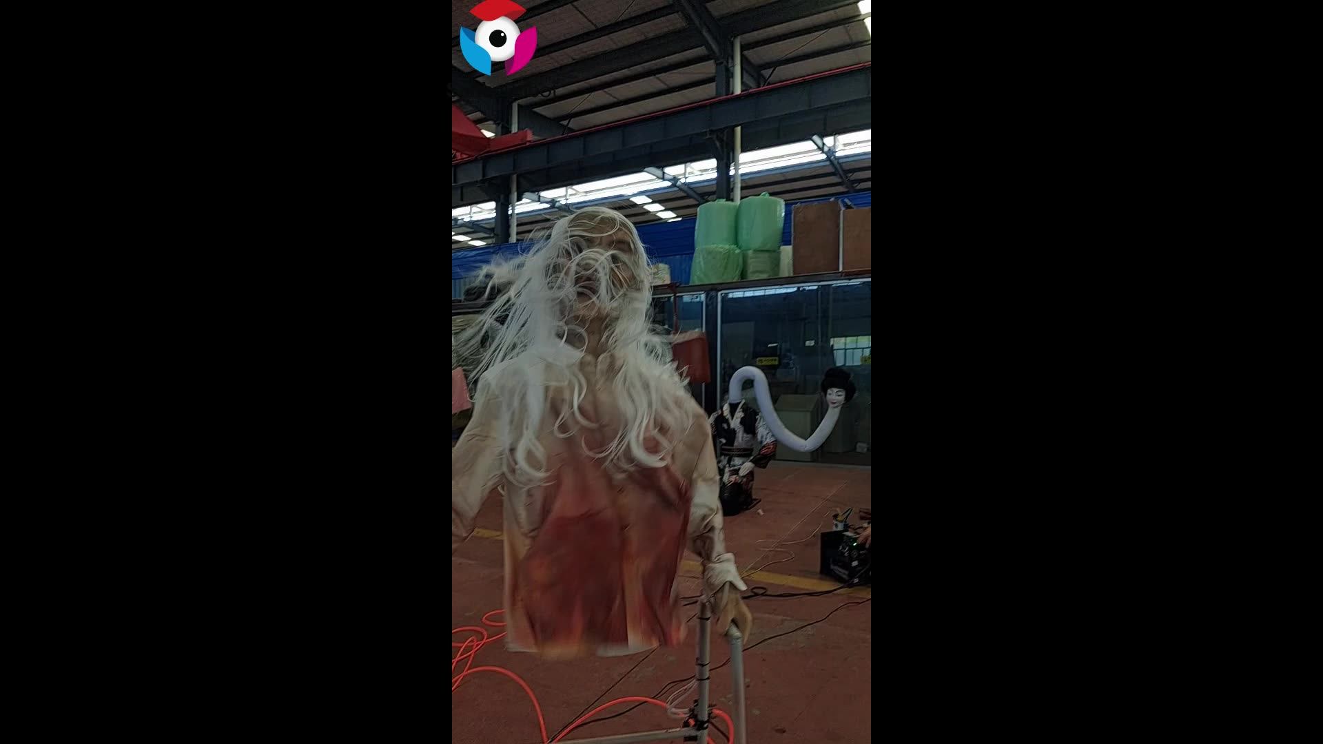 Customized Lifelike Horror Animatronics Zombie Model For Haunted House ...