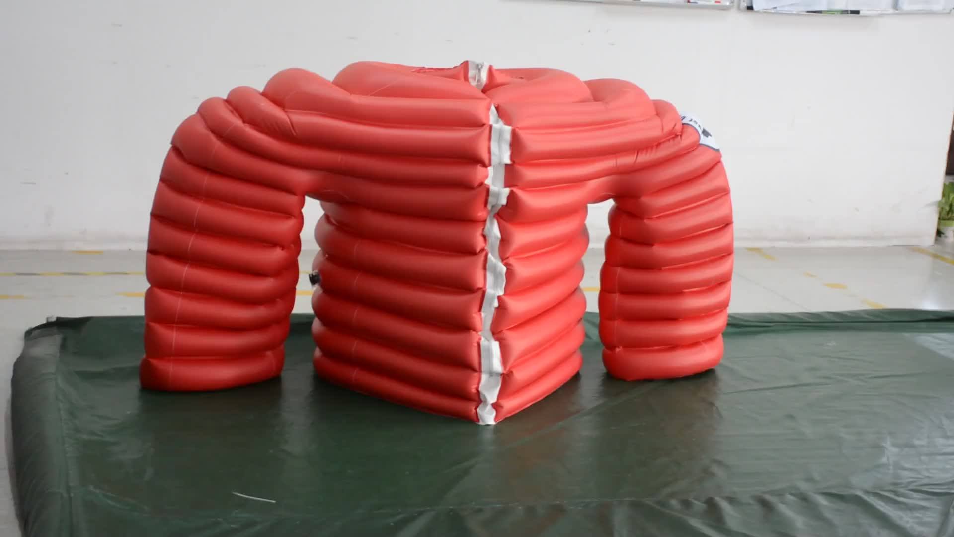 Giant Inflatable Clothes Model,Red Inflatable Down Jacket Promotion ...
