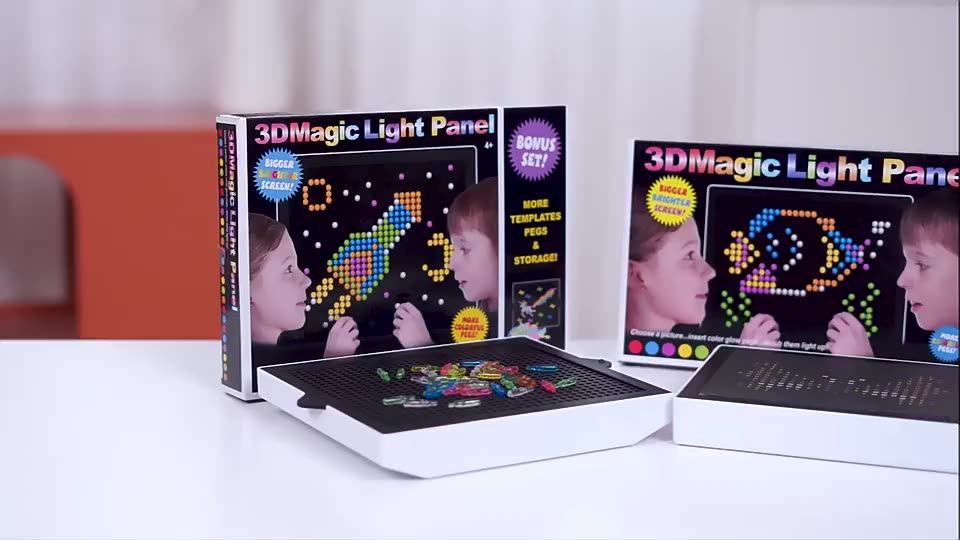Creative Light Up Board Diy 3d Magic Led Light Panel 276pcs Drawing ...