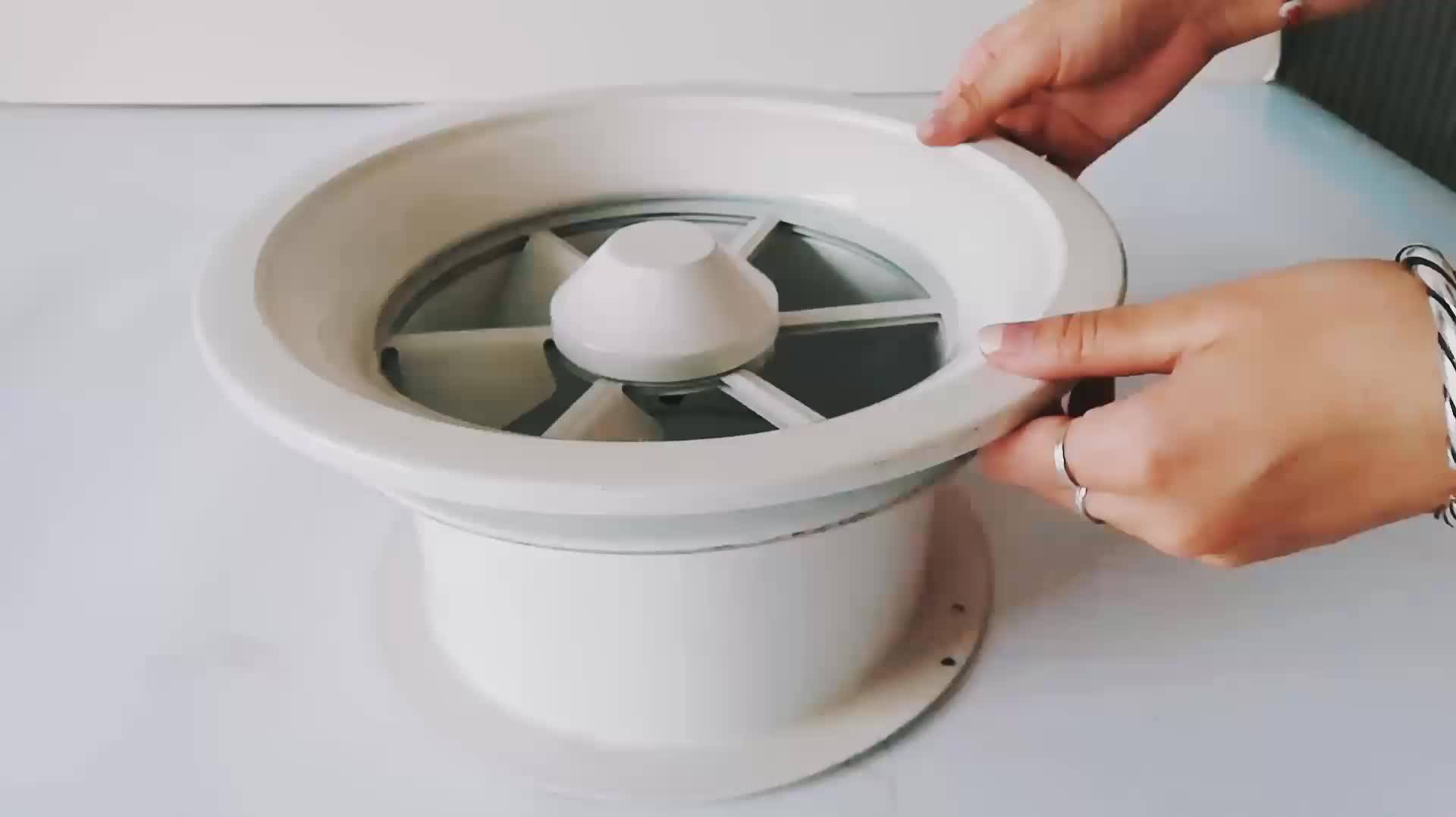 Ventilation Aluminum Round Adjustable Ceiling Circular Swirl Jet ...