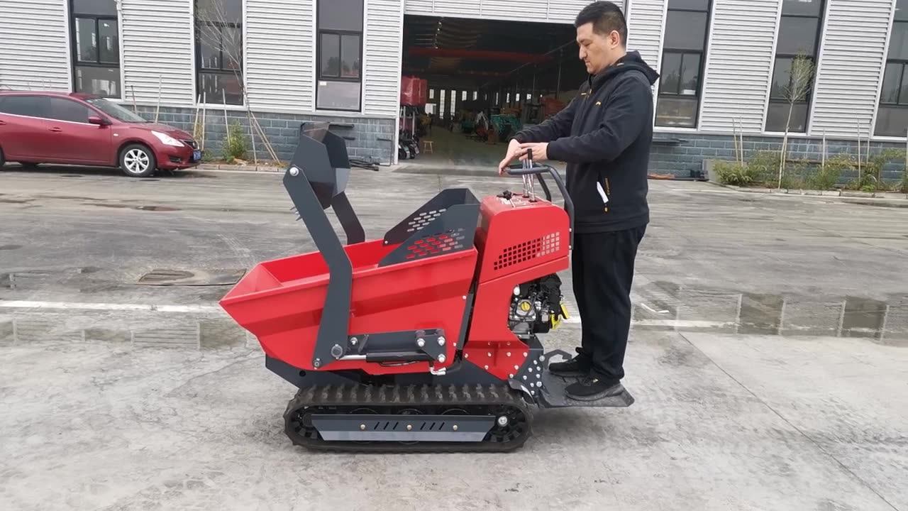 Hydraulic Tracked Gasoline Mini Dumper 300 Kg/500 Kg/1000 Kg Skip ...