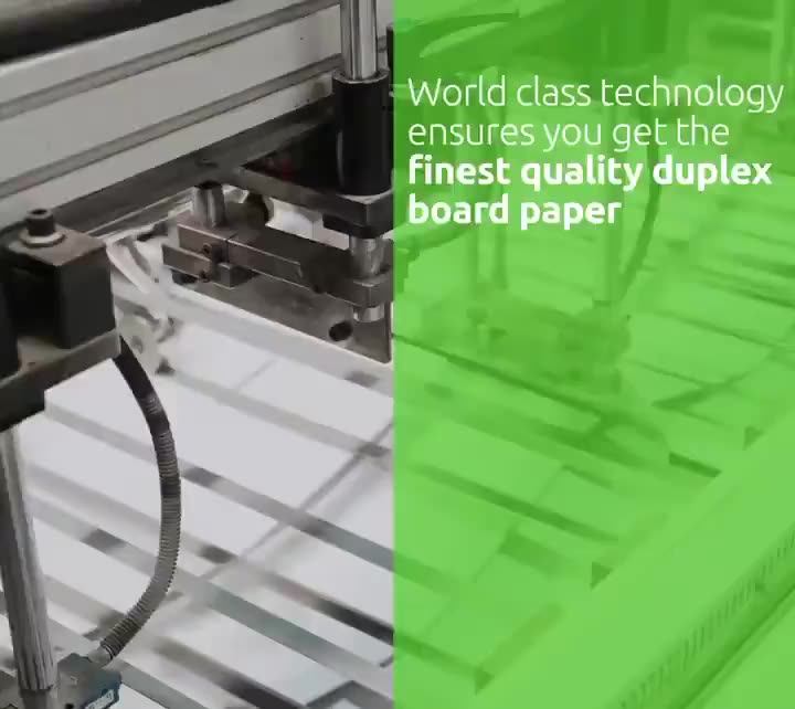 Coated Duplex Board White Paper Duplex Board White Back Uniform Coating ...