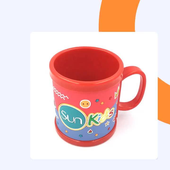 Wholesale Cute Soft Pvc Wrap Personalized Cup Plastic Mug For Kids ...