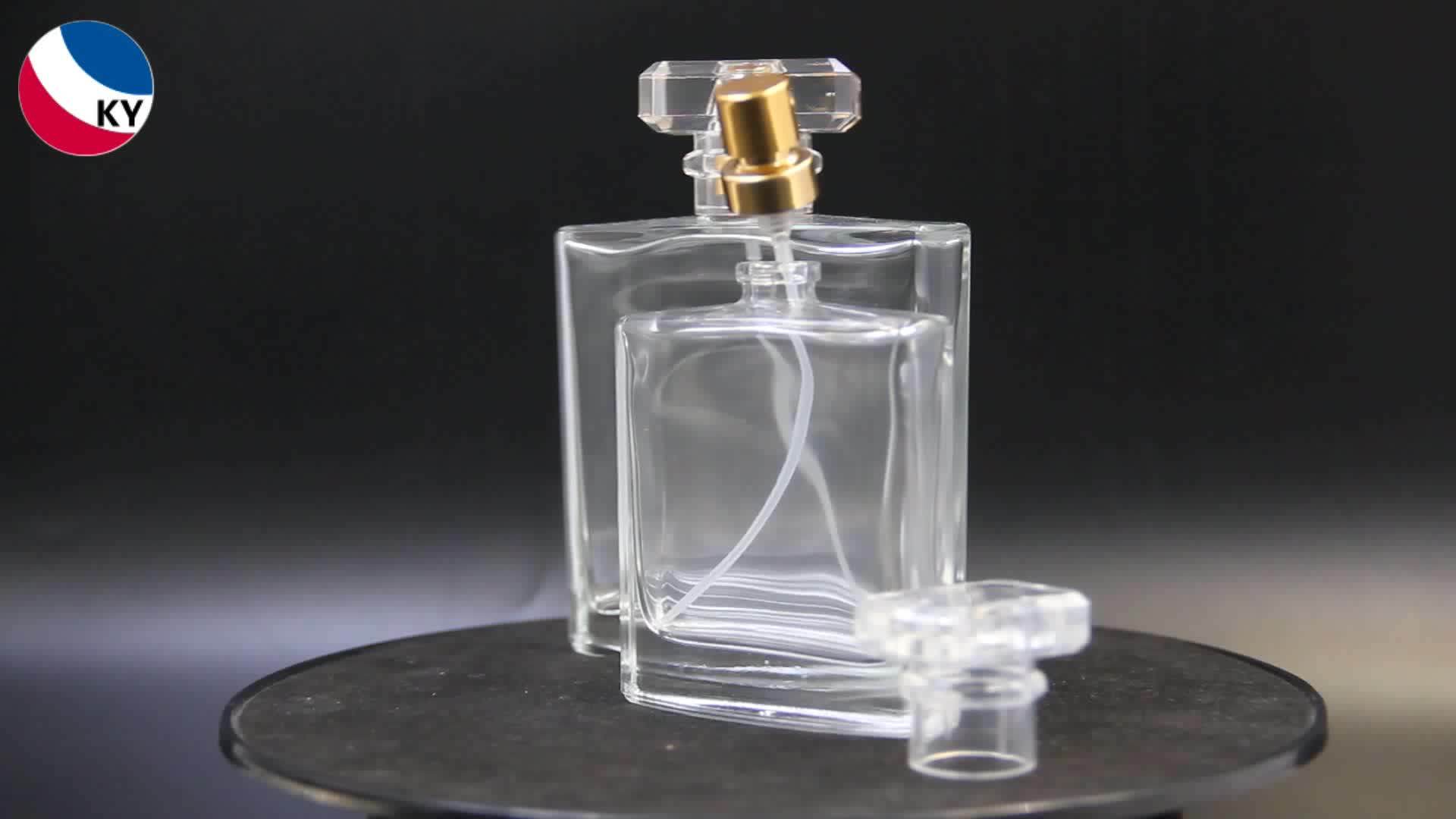 25 Ml Thick Base Perfume Bottle With Lotion Pump Yellow Packaging For ...