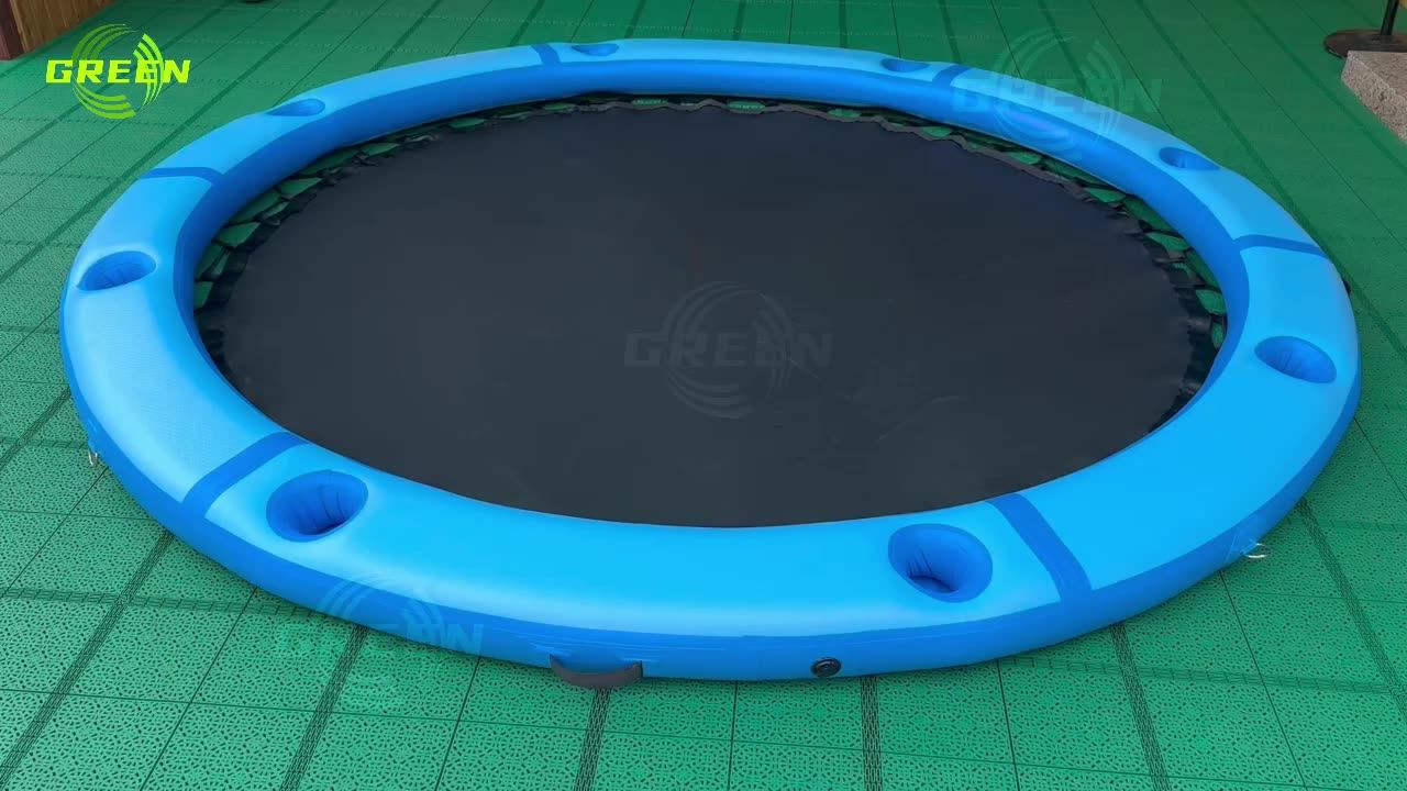 Wholesale Pool Floats Round Inflatable Raft Floating Bar Solo Pad Dock ...