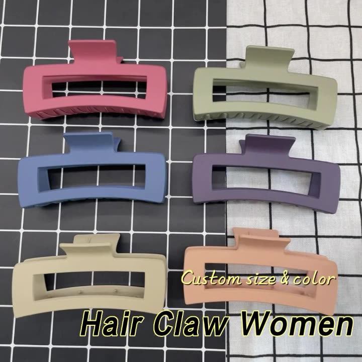 Fashion Simple Extra Large Matte13.5cm Shark Claw Clips Haarklammer ...