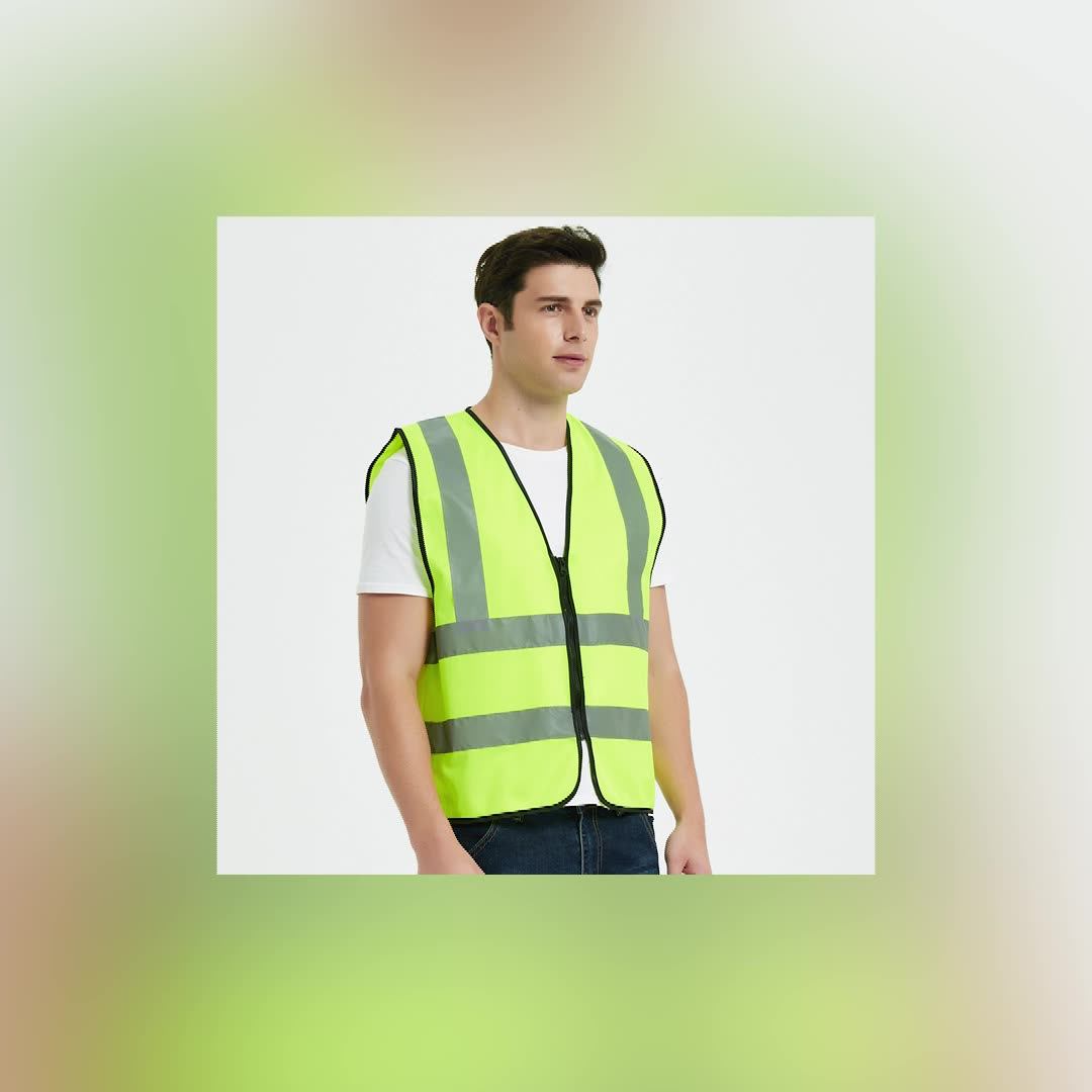 Mingrui Factory Wholesale Custom Logo Worker Reflective Safety Vest Ce ...