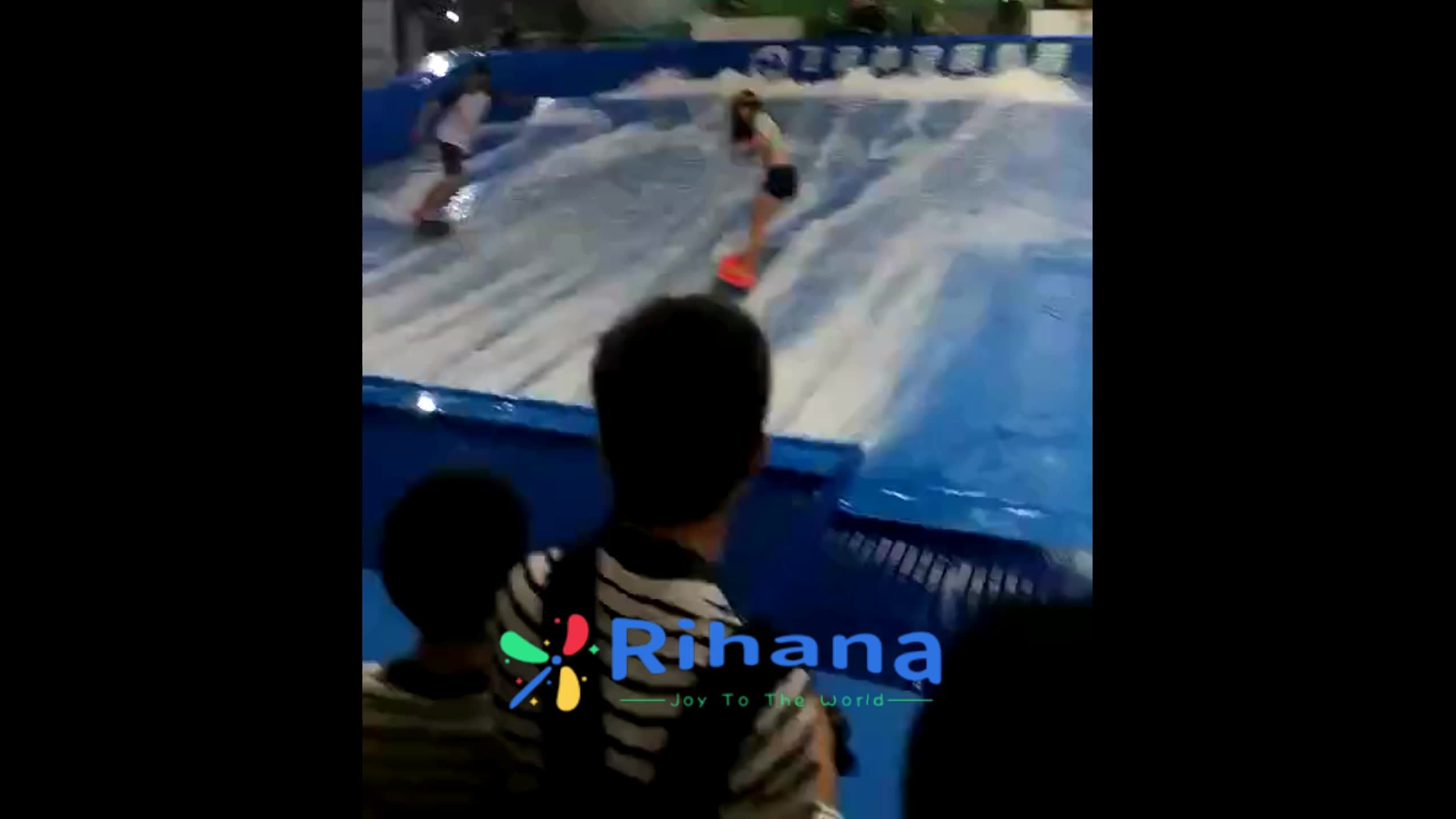 Funny Water Park Attraction Theme Park Surf Simulator Surf Pool Flow ...