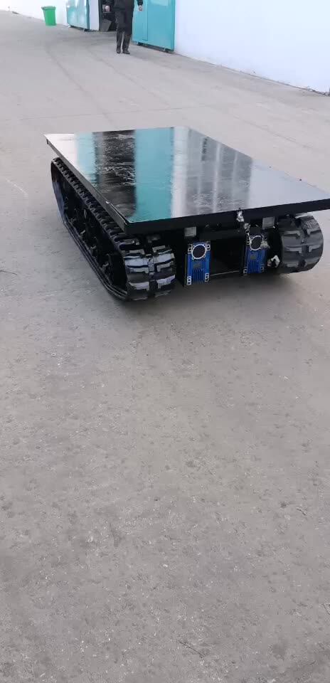 Rubber Track Crawler Chassis Rc Remote Control Tracked Undercarriage ...