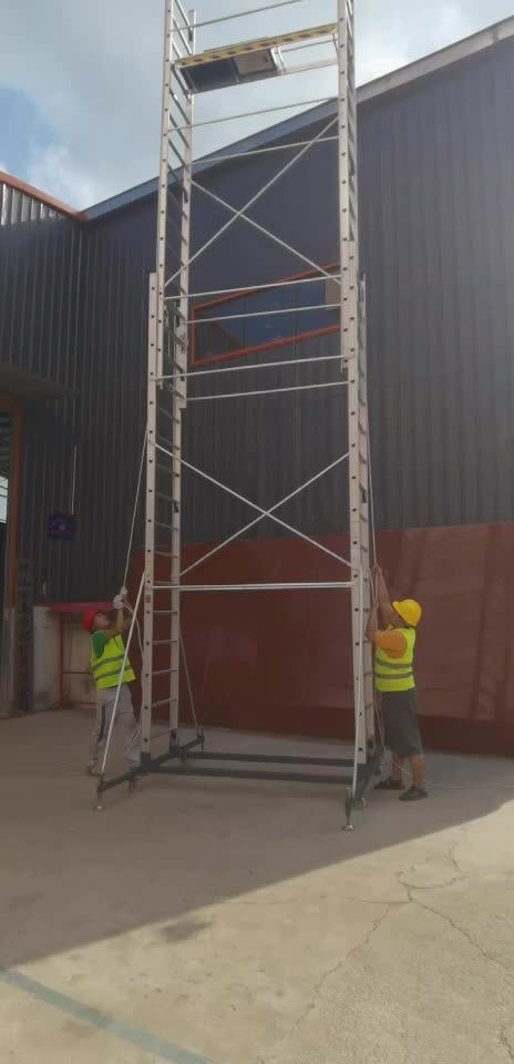 Metallic Andamio Ladder Type Frame With Telescoping Pulley For Scaffold ...