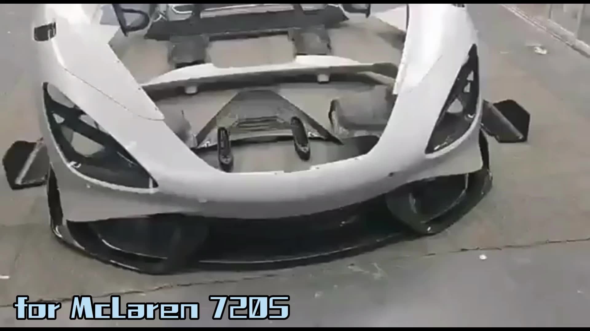 Carbon Fiber Body Kit Front And Rear Lip Fender Spoiler For Mclaren ...